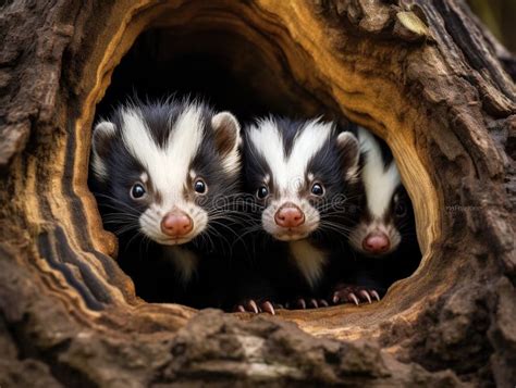 skunks stock illustration illustration of skunks skunk 293681910