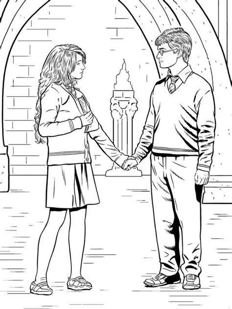 Ginny Weasley Harry Potter Ausmalbilder Hermine Harry Potter