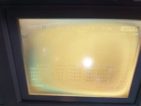 Sharp FANUC B W LCD Display Model Name Number Lm P For For Oi Mate Tc At No In