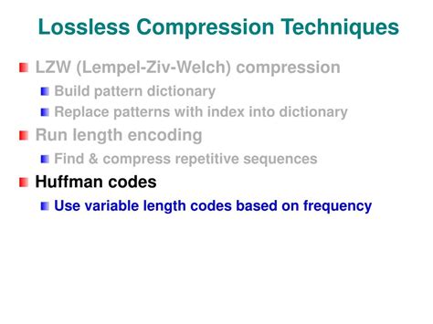 Ppt Compression And Huffman Codes Powerpoint Presentation Free