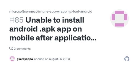 Unable To Install Android Apk App On Mobile After Application Was