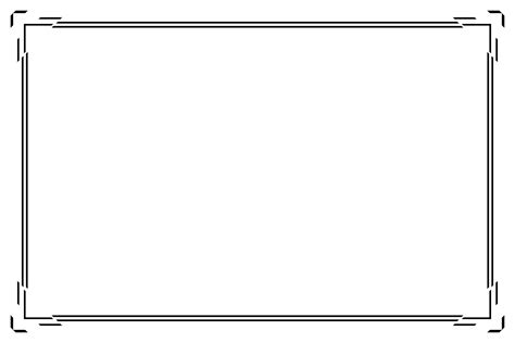 Rectangular Of Frame Border Vector 37 Graphic By Asesidea Creative Fabrica