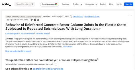 Behavior Of Reinforced Concrete Beam Column Joints In The Plastic State