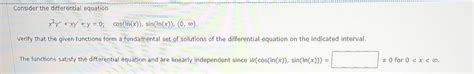 Solved Is The Set Of Functions F1xex2f2xex−2