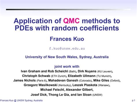 Program On Quasi Monte Carlo And High Dimensional Sampling Methods For Applied Mathematics