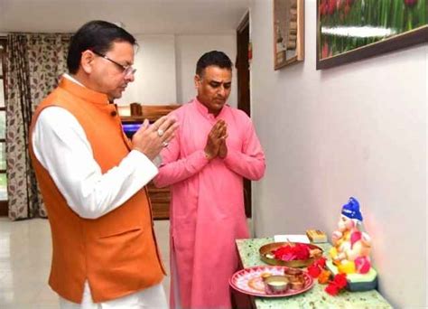 मुख्यमंत्री पुष्कर सिंह धामी ने प्रदेशवासियों को श्री गणेश चतुर्थी के