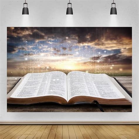 Fondo Fresco De La Biblia Abierta