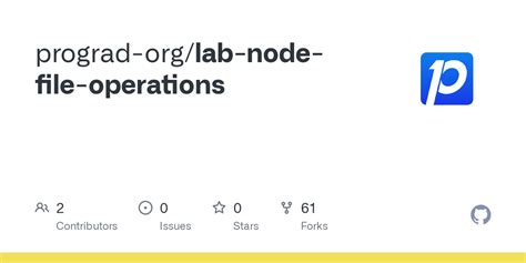 Github Prograd Orglab Node File Operations