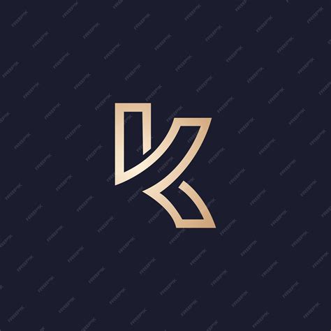 Premium Vector Luxury K Monogram Logo Design