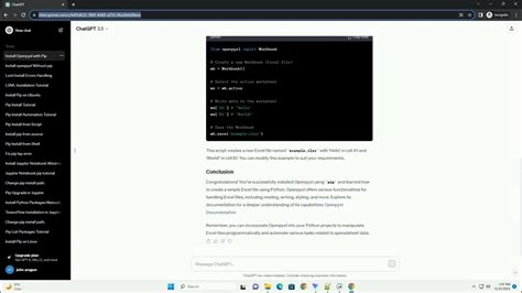 How To Install Openpyxl Using Pip Youtube