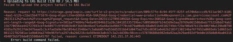 Failed To Upload The Project Tarball To Eas Build · Issue 2026 · Expoeas Cli · Github