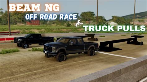 Beam Ng Off Road Drag Racing Truck Pulls Beamng Drive Crashbosstv