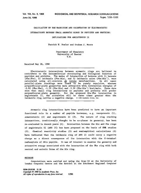 Pdf Calculation Of The Magnitude And Orientation Of Electrostatic