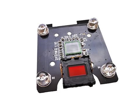 Digital CMOS Sensor And Lens From Phone Camera Stock Image Image Of Destructively Inside