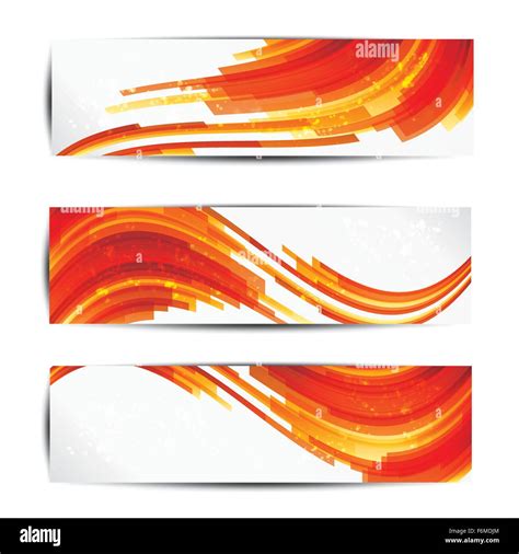 Set Of Abstract Colorful Web Headers And Cards Abstract Vector Illustration With Background