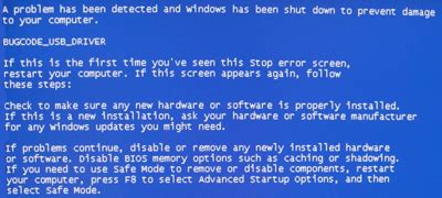 How To Fix Usb Driver Error Blue Screen Drivers Com Updates