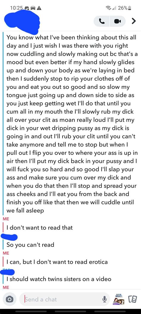 A Friends Brother Started Talking To Me This Snap Photos Started