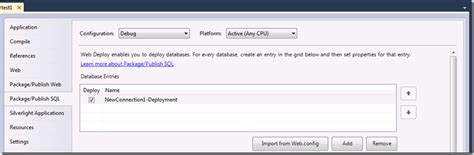 Extending The Web Publishing Pipeline To Package Database Project Deployed Sql File Net Blog