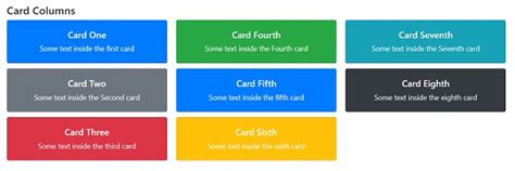 How To Create Cards Components In Bootstrap 4