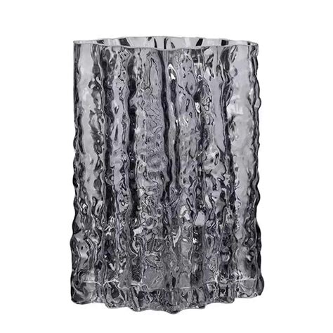 Ваза для квітів Crystal скляна під кришталь 21 см сірий Yiwu Hp 1729 1047276 — купити на Eva