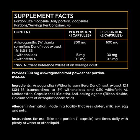 Ashwagandha Ksm 66 90 капсули За стрес сън и енергия Forcelab