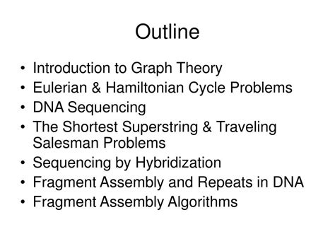 Ppt Graph Algorithms In Bioinformatics Powerpoint Presentation Free Download Id1242189