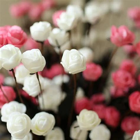 5 шт 15 головки Pe пена 50 см букет цветов Имитация искусственного цветка розы искусственный