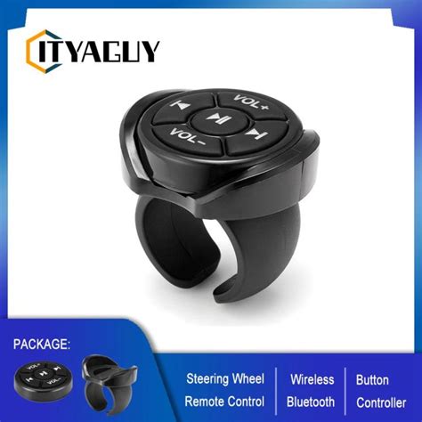 2 Type Wireless Bluetooth Media Button Remote Controller For Ios Android Phone Tablet Car