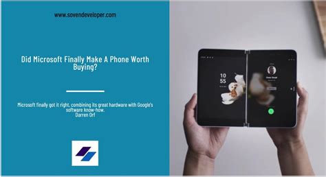 Soven Developer En Linkedin Microsoft Finally Got It Right Combining Its Great Hardware With