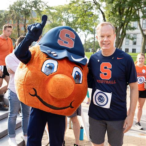 Newest Hall Of Fame Inductee At Syracuse University Otto The Orange
