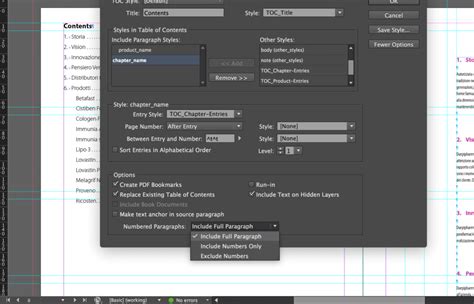 How To Create A Table Of Contents In Indesign Redokun Blog