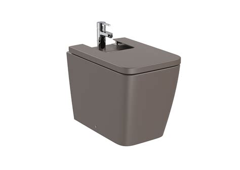 Стоящо биде Inspira Square кафяв мат Roca Hikovi Bg