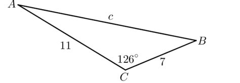 SOLVED Find The Missing Side Length And Angles Of ABC Given That MC A And B A
