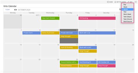Actions With Calendar Items Virtosoftware Guides And Docs