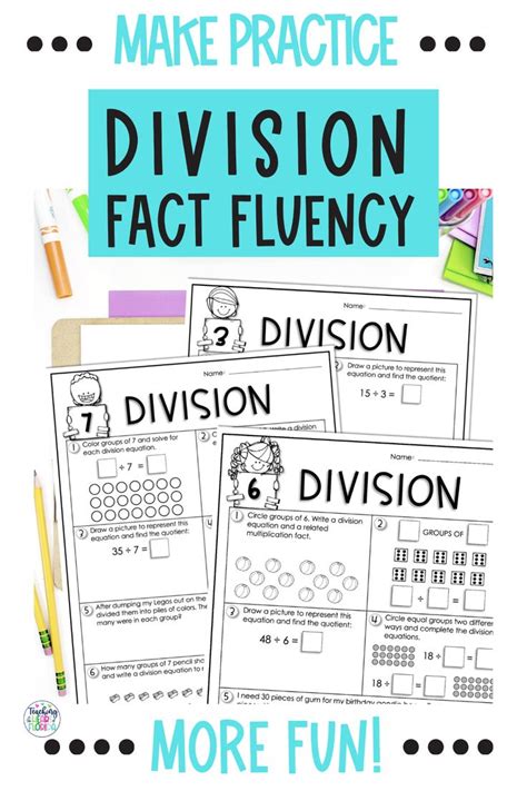 Division Fact Fluency Activities