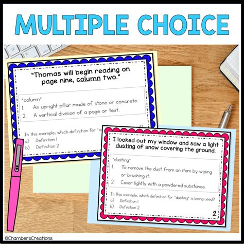 Dictionary Skills And Context Clues 20 Task Cards Staar Prep Tek 6 2e Made By Teachers