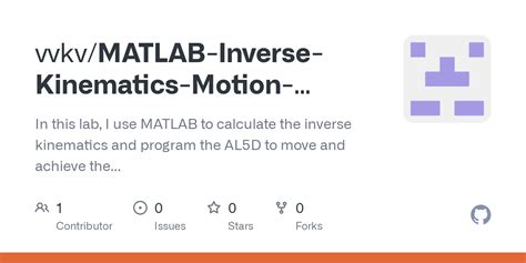 Github Vvkvmatlab Inverse Kinematics Motion Control And Sequencing