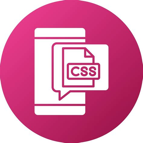 Css Icon Style 21799180 Vector Art At Vecteezy