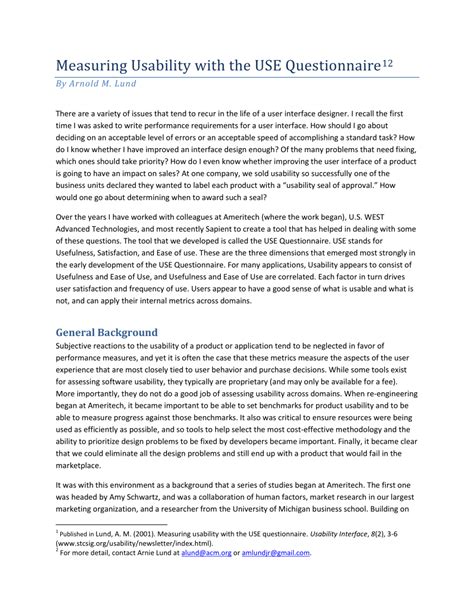 pdf measuring usability with the use questionnaire