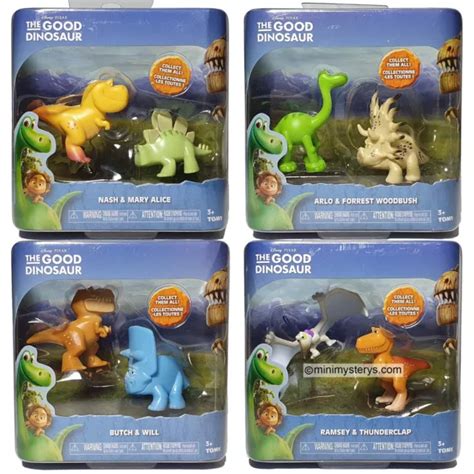 Disney Pixar The Good Dinosaur Minifigure Sets 8 Figures Inc Arlo