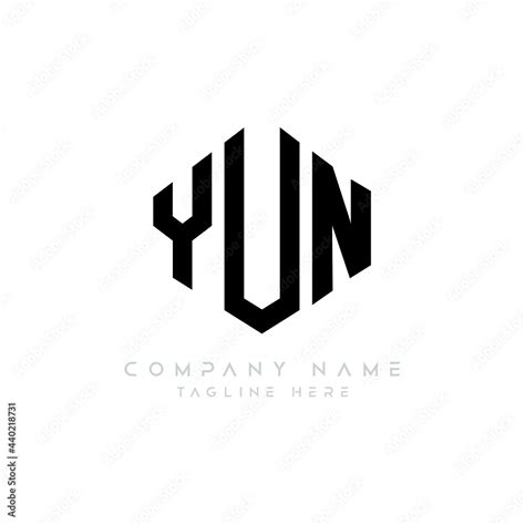 Yun Letter Logo Design With Polygon Shape Yun Polygon Logo Monogram Yun Cube Logo Design Yun