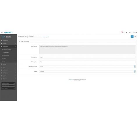 Opencart Xml Feed For Pazaruvaj