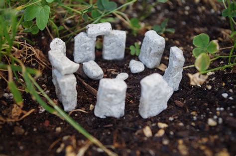 Fairy Garden Miniature Stonehenge Etsy Diy Gartenbau Miniatur