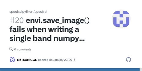 envi save image fails when writing a single band numpy array imported by spy obj read band