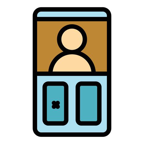 Finger Video Intercom Icon Vector Flat 27294434 Vector Art At Vecteezy