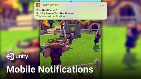 make mobile notifications in unity 2019 tutorial unity unity tutorials indie game development