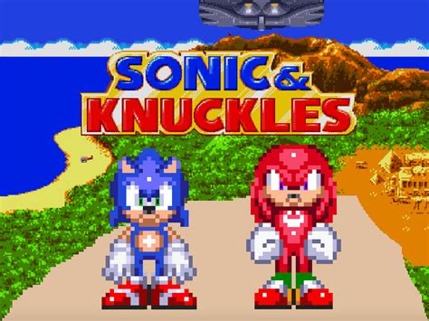 Sonic And Knuckles Title Screen Remastered By Hypernick1111 On Deviantart