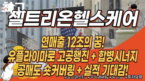 주식 셀트리온헬스케어 셀트리온헬스케어 주가전망 목표가 환상적 상승세 시작 주목하세요 Youtube