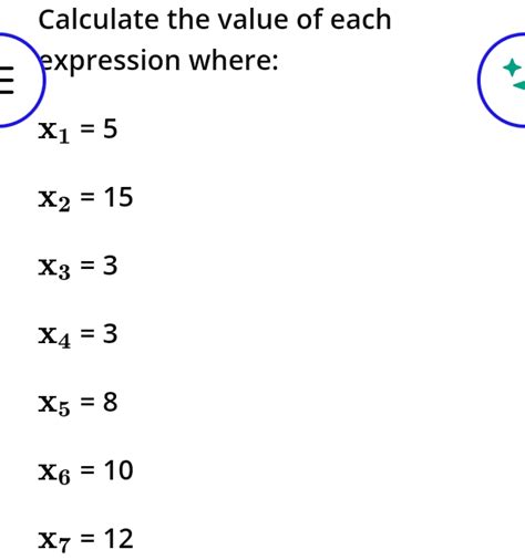 Calculate The Value Of Each Expression Where StudyX