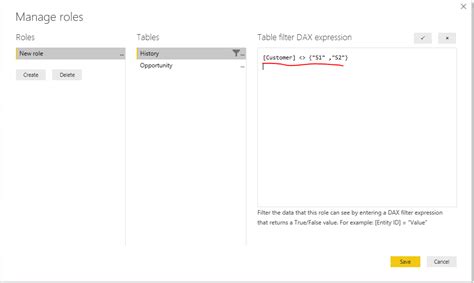 exclude value in row level security manage roles microsoft fabric community